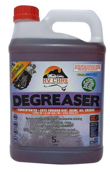 RV Care Degreaser Concentrate 5L – Cleanaworx.com.au
