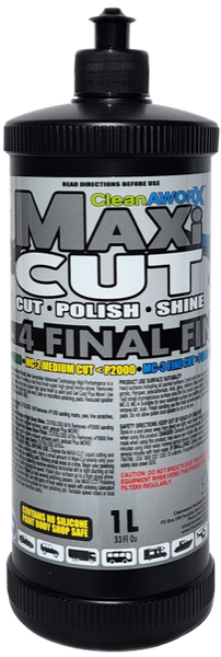 MAXI CUT-4 Final Finish Cut and Polish Zero Swirls High Gloss Shine 1L ...