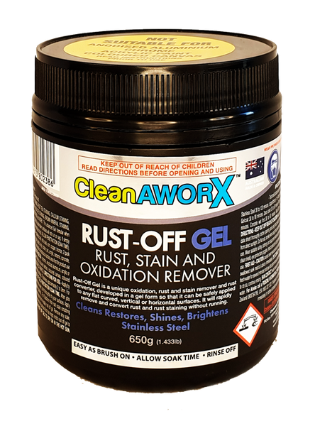 Rust OFF Gel Rust Remover Gel Rust Converter Gel 650g – Cleanaworx.com.au