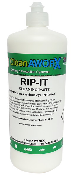 RIP-IT Cream Paste Cleaner Restorer 1L – Cleanaworx.com.au