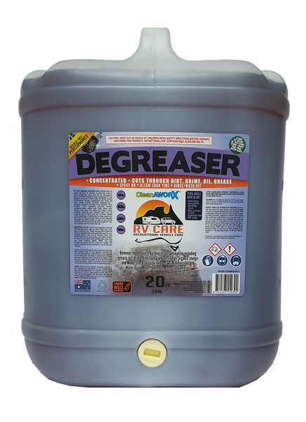 RV Care Degreaser Concentrate 20L – Cleanaworx.com.au